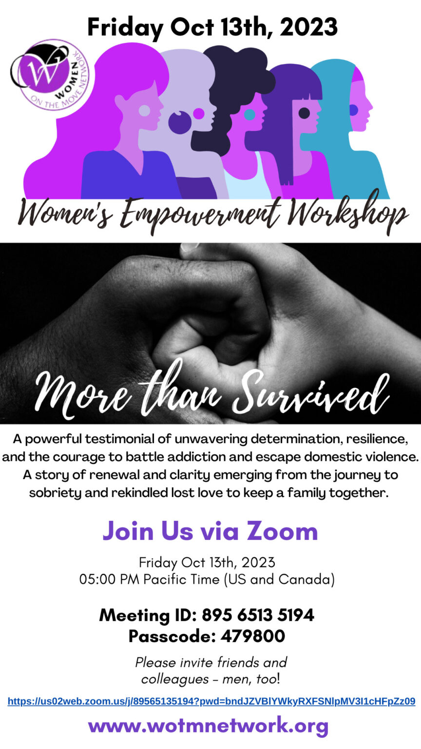 Women Empowerment Workshops – Women On The Move Network